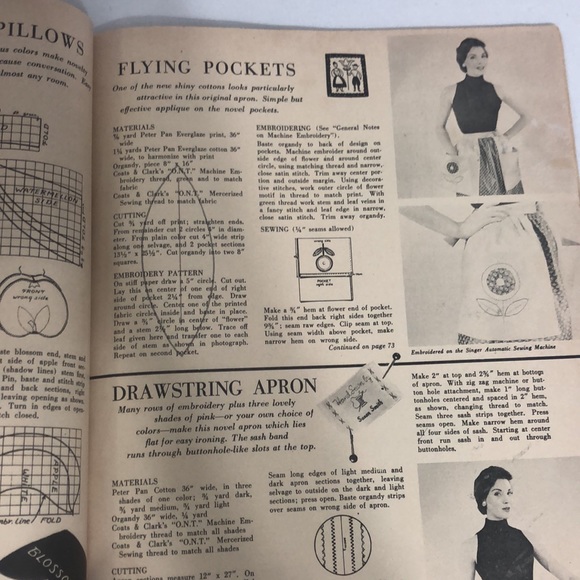Vintage | Accents | Vintage Sewing Magazine Decor Crafts Library 95s ...